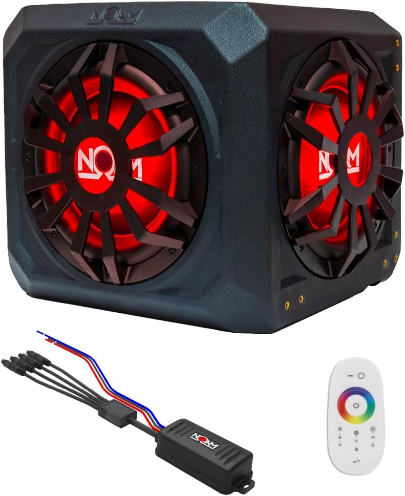 Amazon.com: NOAM Subwoofer with Triple 10" RGB Woofer, for UTV & Marine ...