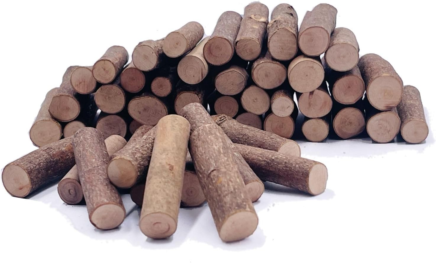 Amazon.com: Sewroro Pack Wooden Ornaments Wooddowel Rods Rustic Wreath ...