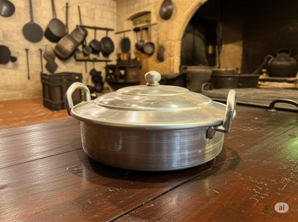 Buy Biriyani Pot Heavy Bottom with Lid,Round Shape 30cm Diameter ...