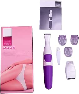 2 in 1 Women Epilator Hair Removal,Bikini Genie Cordless Trimmer for Bikini Line Hair Removal ...