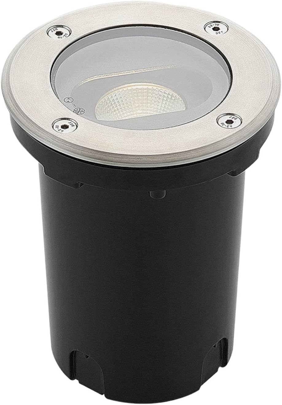 Lucande LED Recessed Floor Light 'Doris' (Modern) in Silver Made of ...