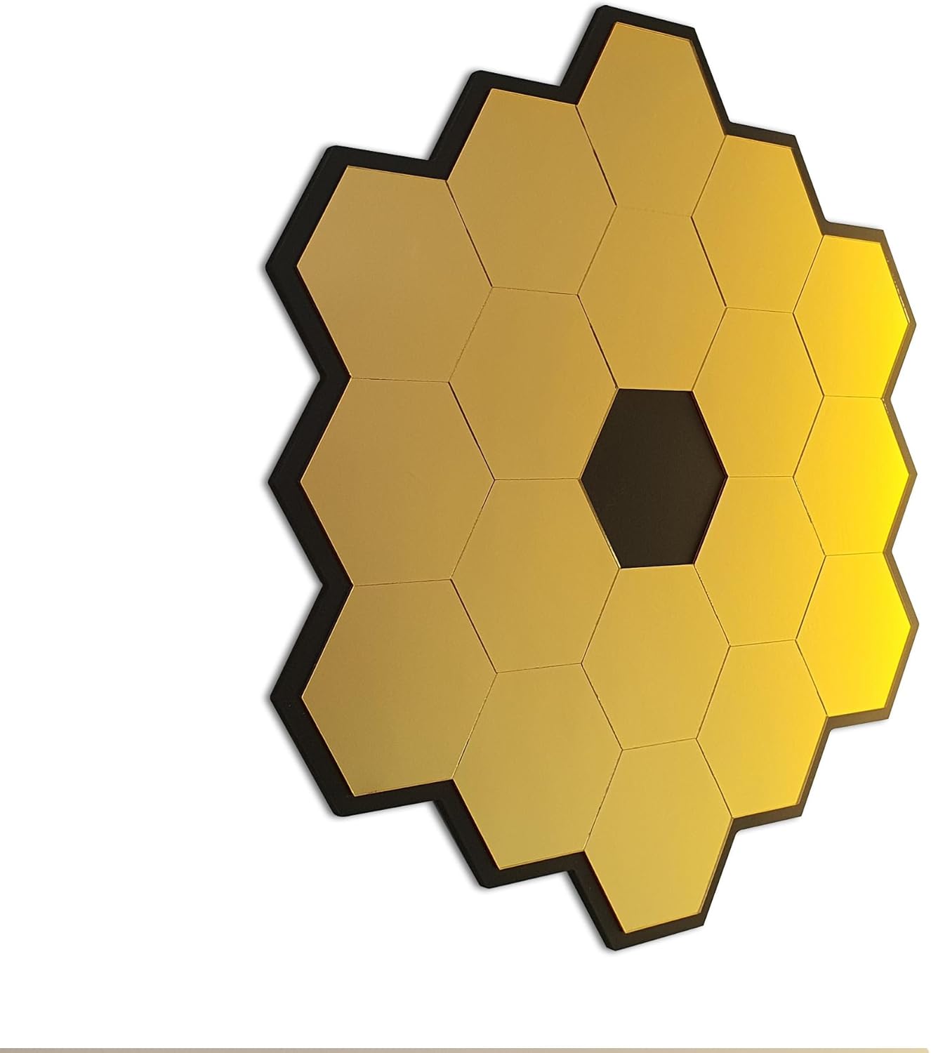 Amazon.com: iGotech Gold Hexagonal Acrylic Wall Mirror, JWST Themed ...