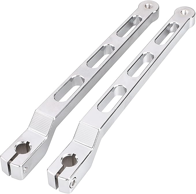 Amazon.com: YDLMT 1 Pair 9.84" Chrome Motorcycle Extended Heel Toe ...