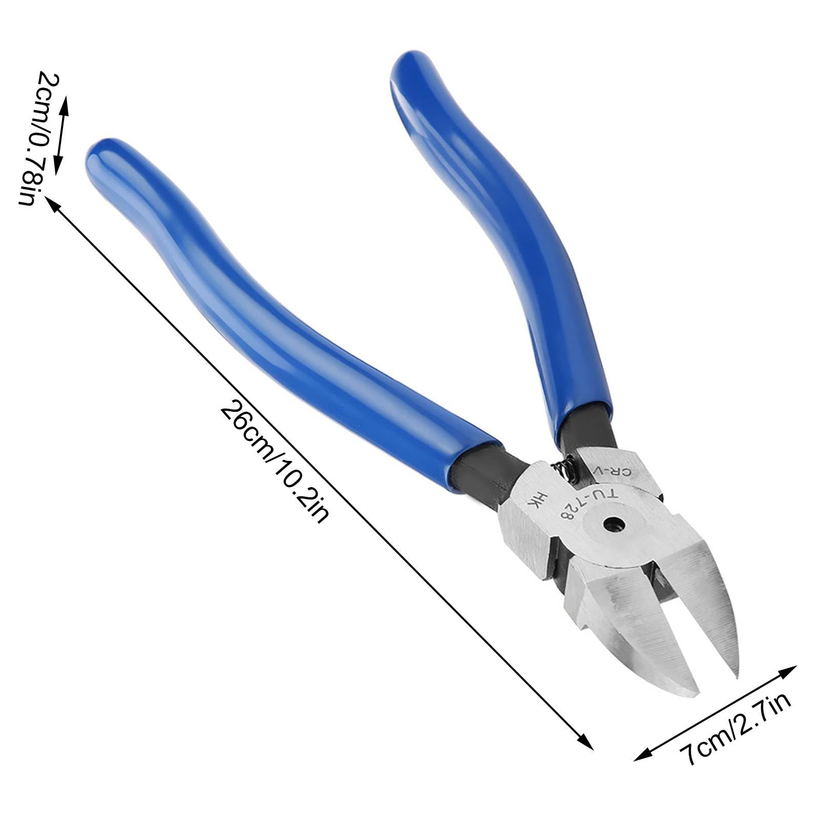 Snapklik.com : CYTGOUPER 8inch Flush Cutters, Blue Diagonal Flush Cut ...