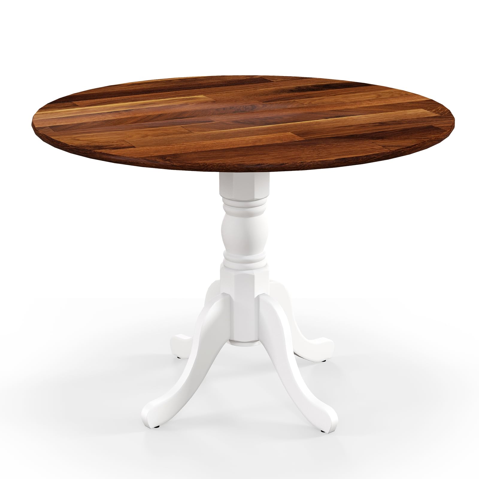 Amazon.com - Giantex Round Dining Table, 40" D X 29" H, Rubber Wood ...
