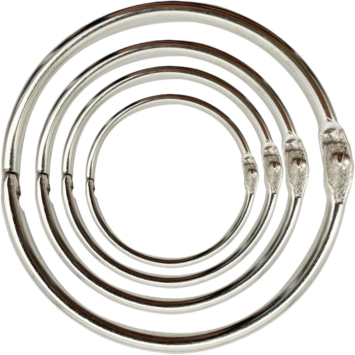 Amazon.com: Binder Rings Assorted Sizes, 35pc,Loose Leaf Binder Ring ...