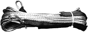 Amazon.com: Tow Rope- 8mm X 30m Synthetic Winch Line/Rope with Thimble ...