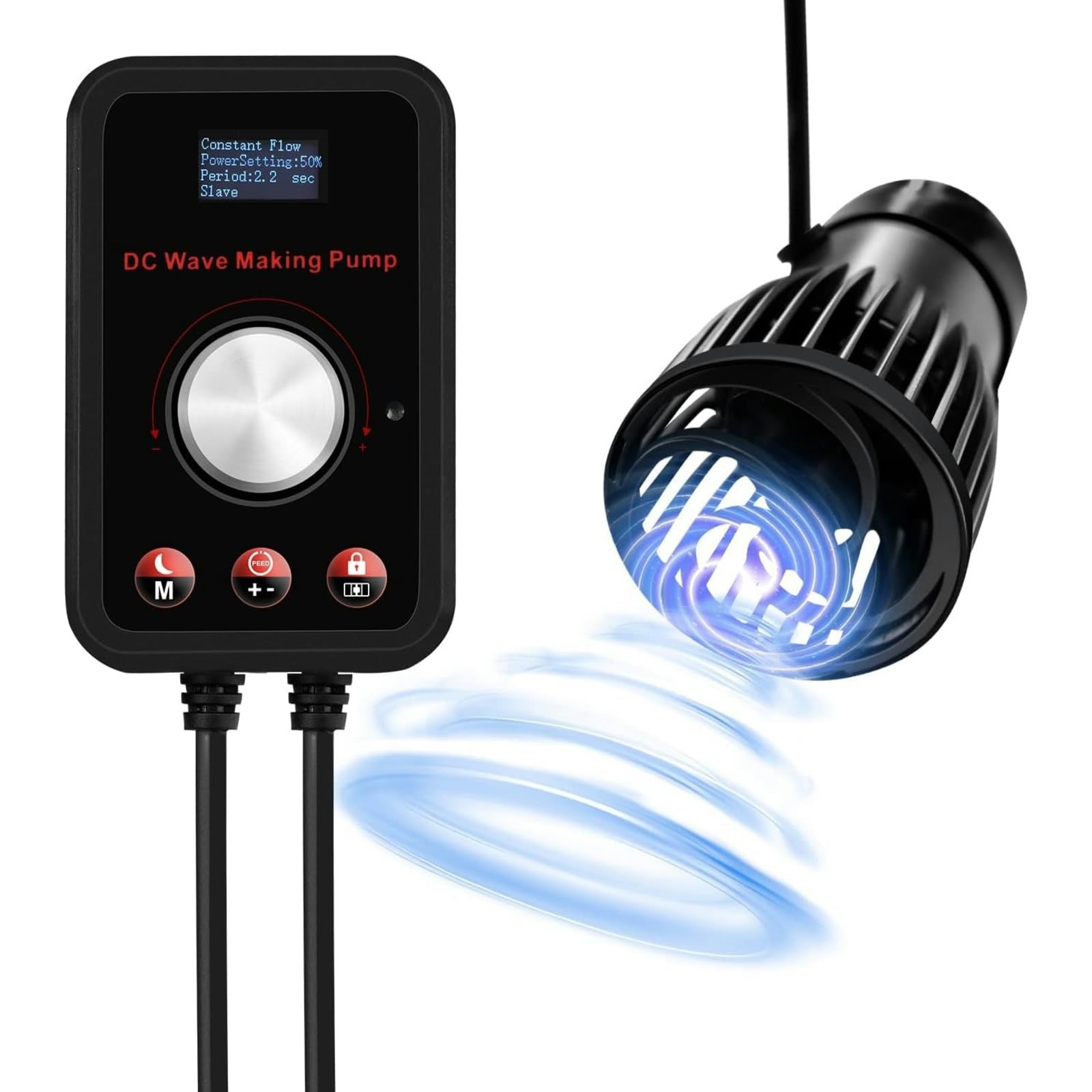 Amazon.com : CONQUERALL 520-2600GPH 15W Wave Maker for Aquarium 24V DC ...