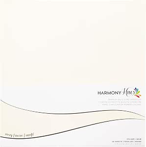 Amazon.com: Cardstock 12 x 12 Paper Pack - 65lb Smooth Card Stock for ...