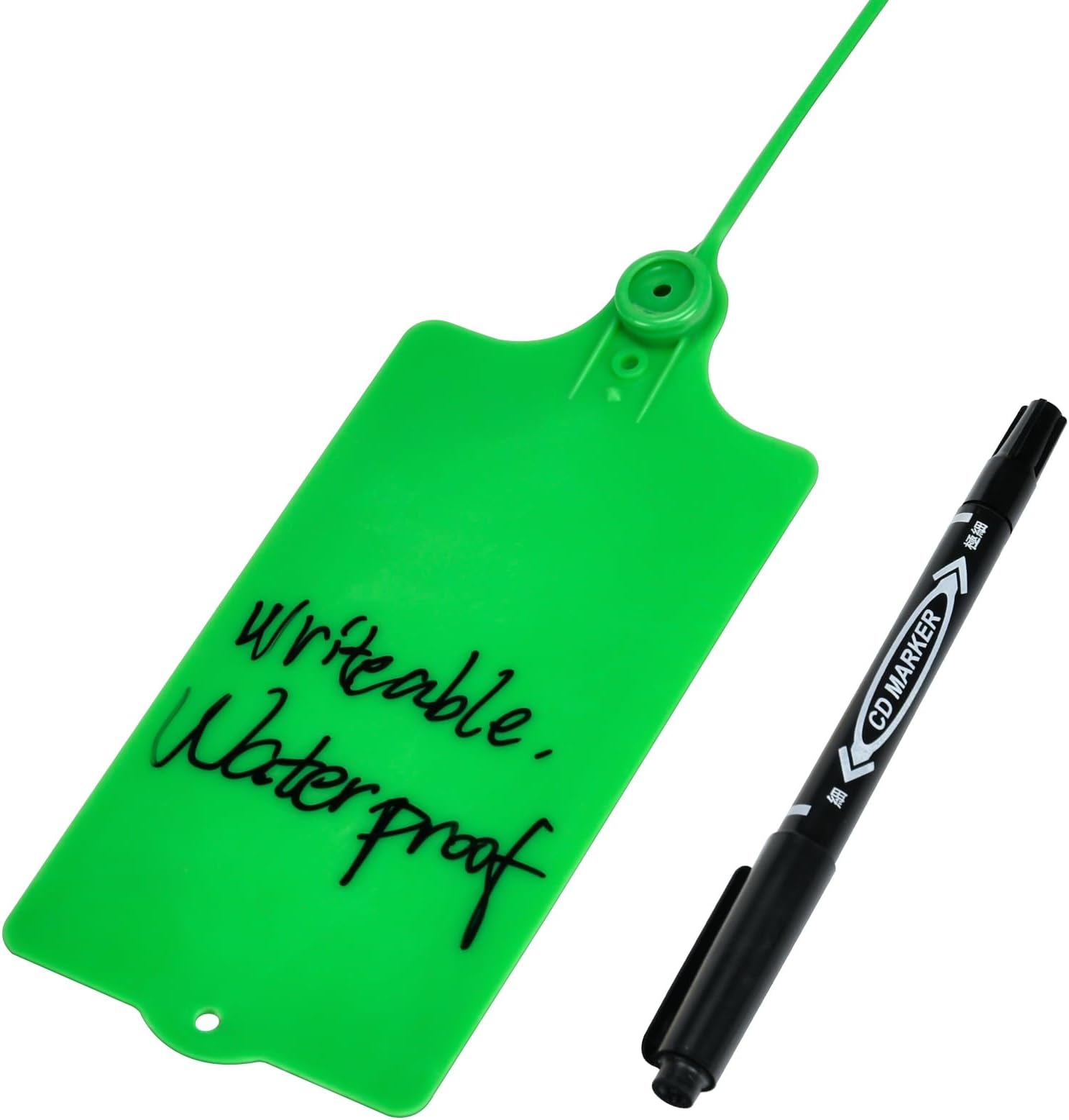 Amazon.com : Plastic Tags, Waterproof Shipping Tag, Writable Blank ...