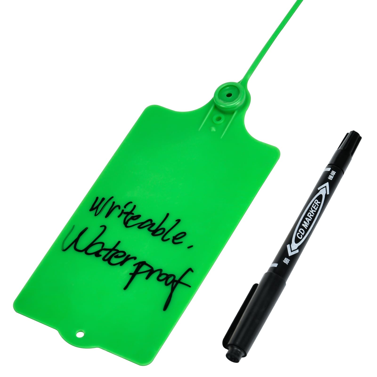 Amazon.com : Plastic Tags, Waterproof Shipping Tag, Writable Blank ...