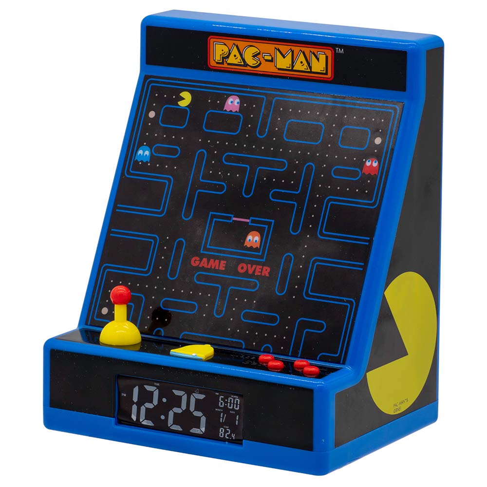 Pacman Teknofun Pac Man Alarm Clock With Original Soundtrack Arcade ...