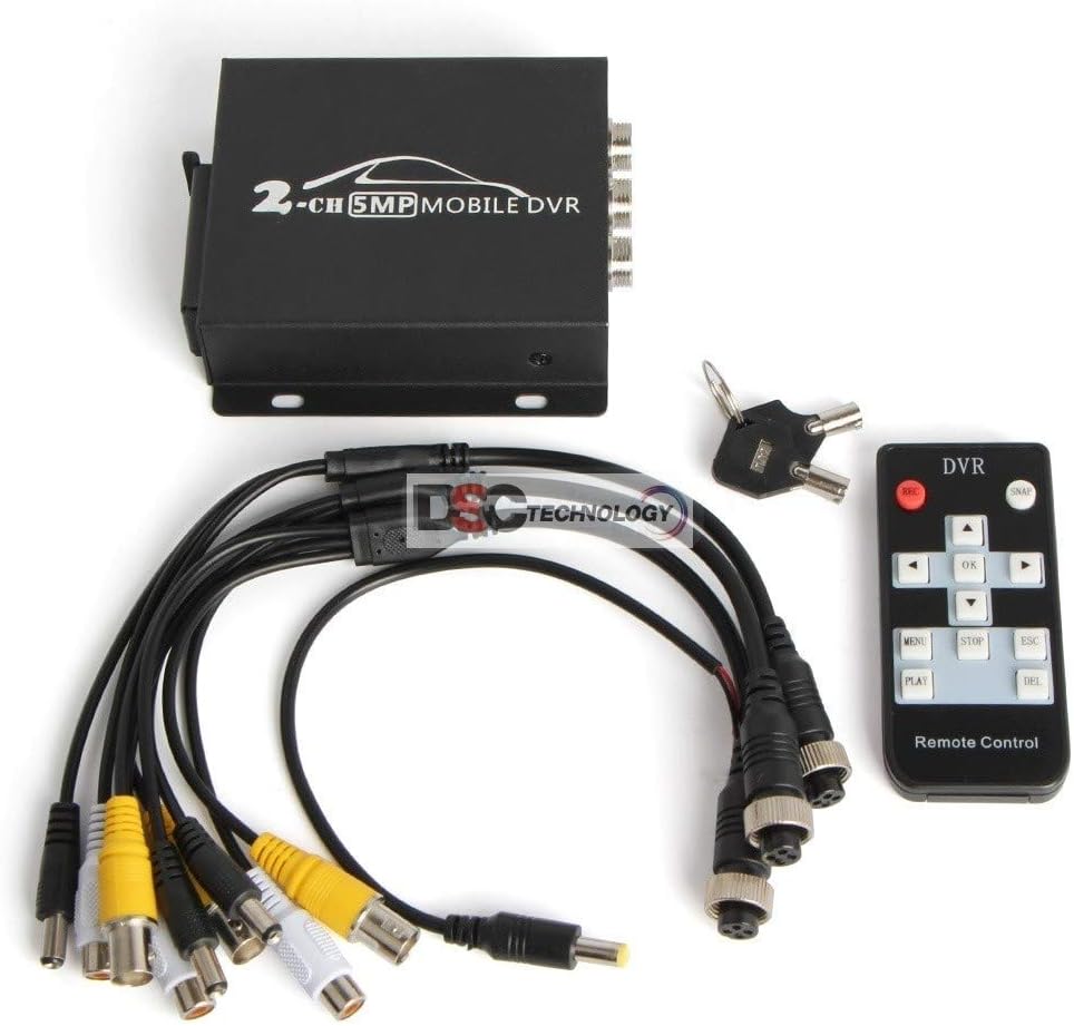 Amazon.com : 2CH Mini AHD DVR Mobile DVR HD 5MP 2 Channel SD DVR with ...