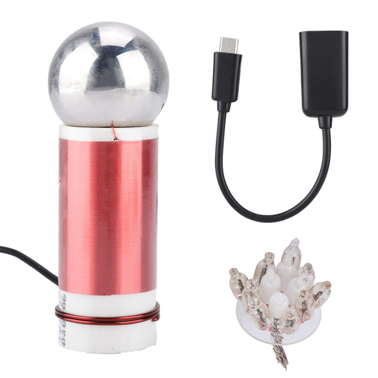 Tesla Coil 5v 1w Mini Tesla Coil Artificial Lightning Generator ...