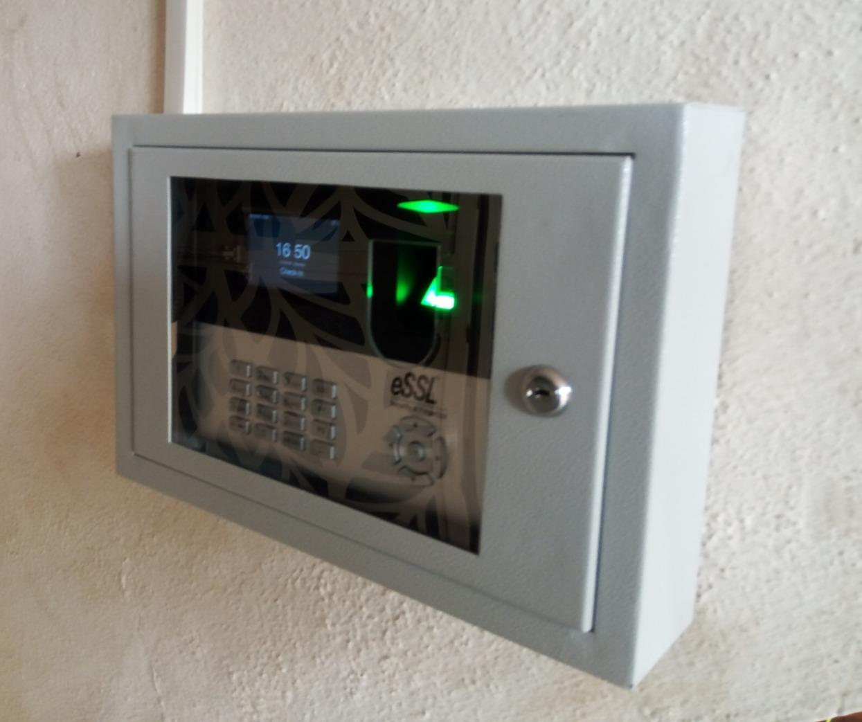 (FG-9) Metal Protective Casing for ESSL X990 Biometric Attendance ...