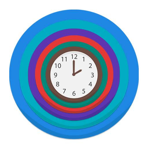 Multicolor Analog Clock Widget - App on Amazon Appstore