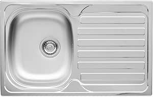 Pyramis Kitchen Sink Made of Stainless Steel Smooth with Single Bowl ...