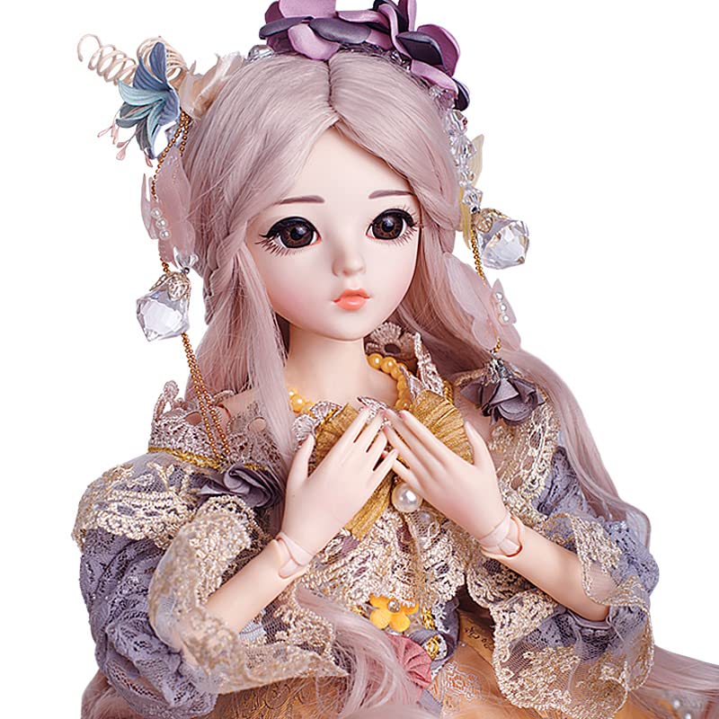 Buy Nano Classic 60cm 24 inch Doris Barbie DOLL 1/3 BJD DOLLS 18 joints ...
