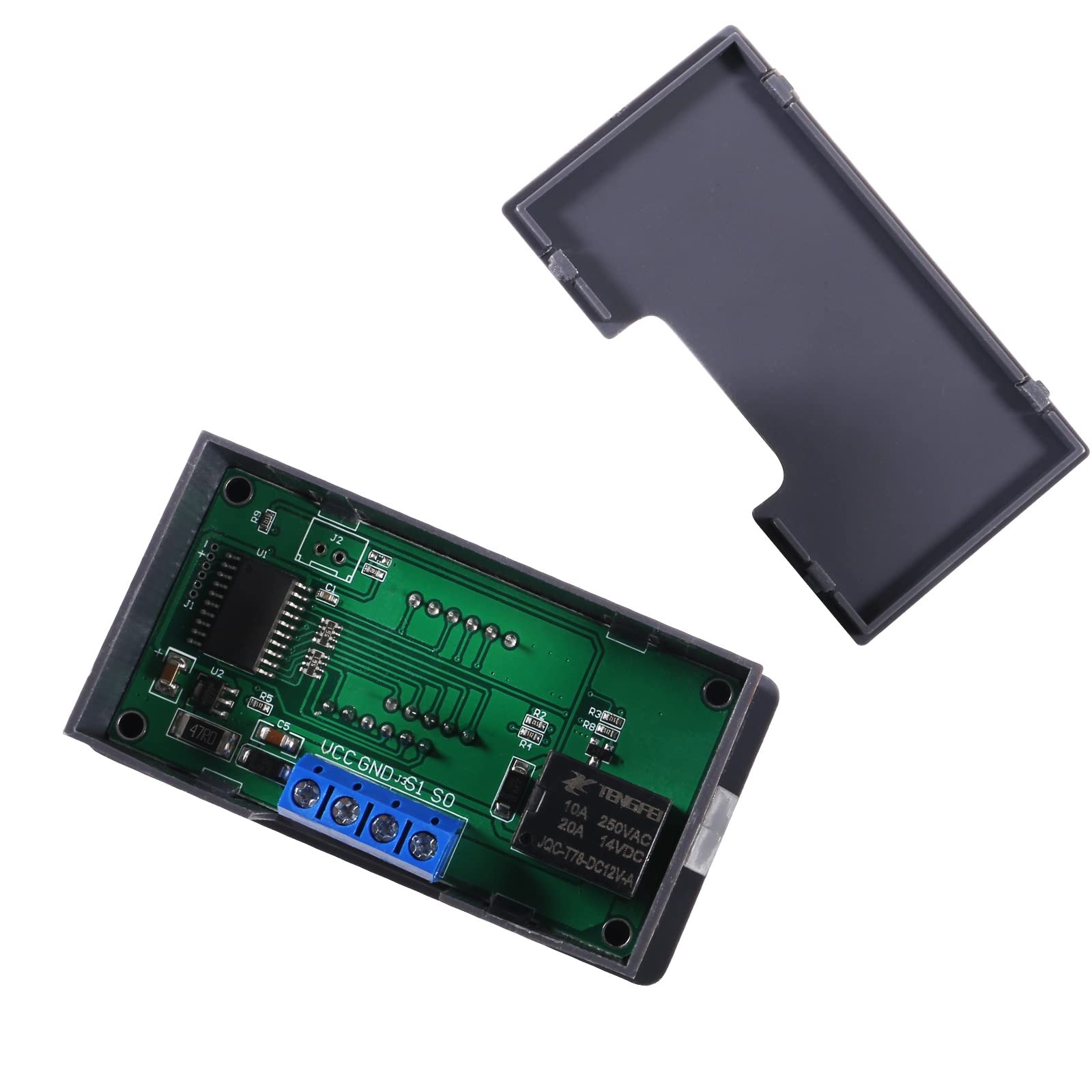 Snapklik.com : 2Pcs Timer Delay Relay DC 12V 20A Programmable Digital ...