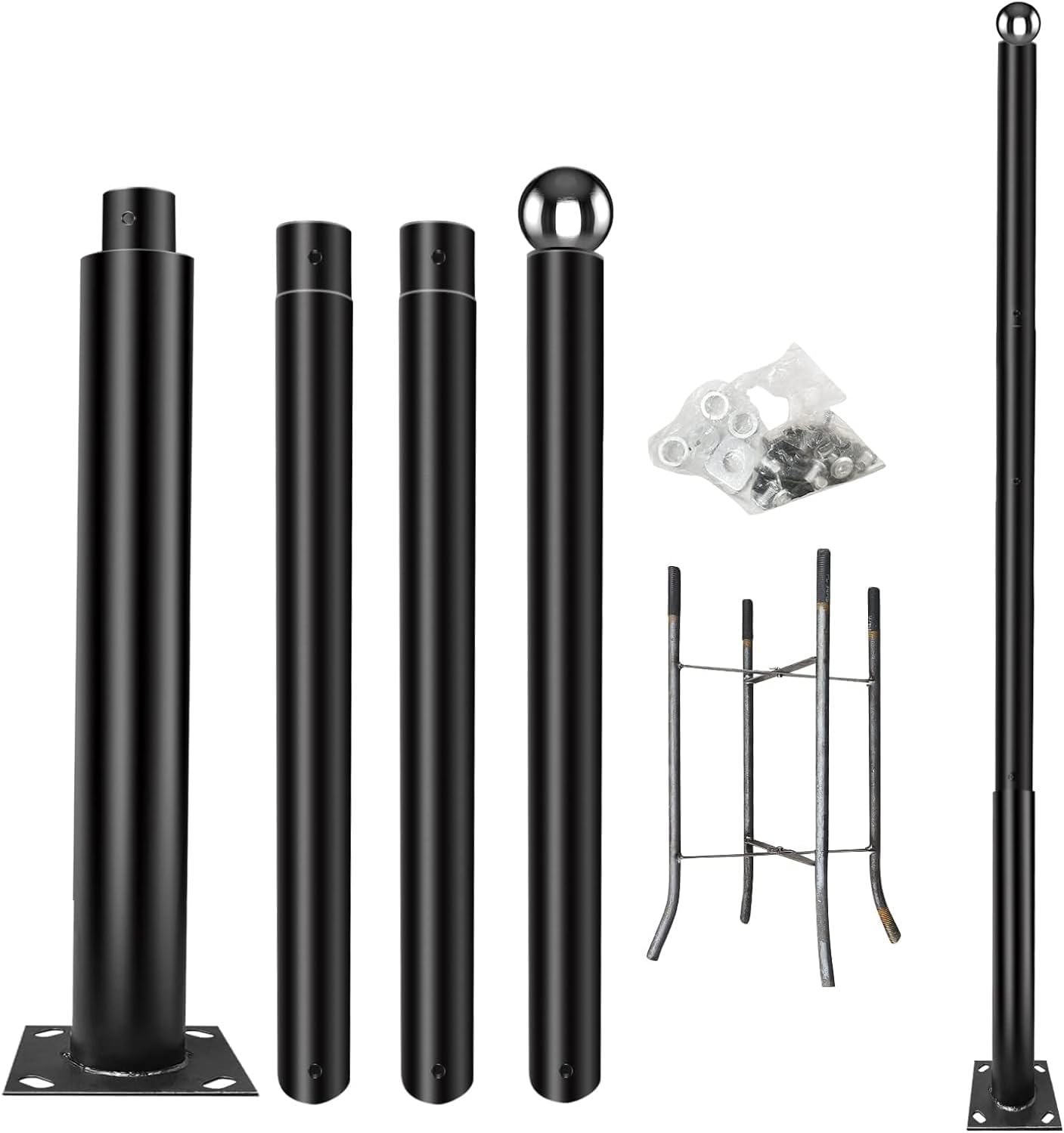 Street Light Pole 13.12 Foot Garden Outdoor Heavy Metal Field Ranch ...