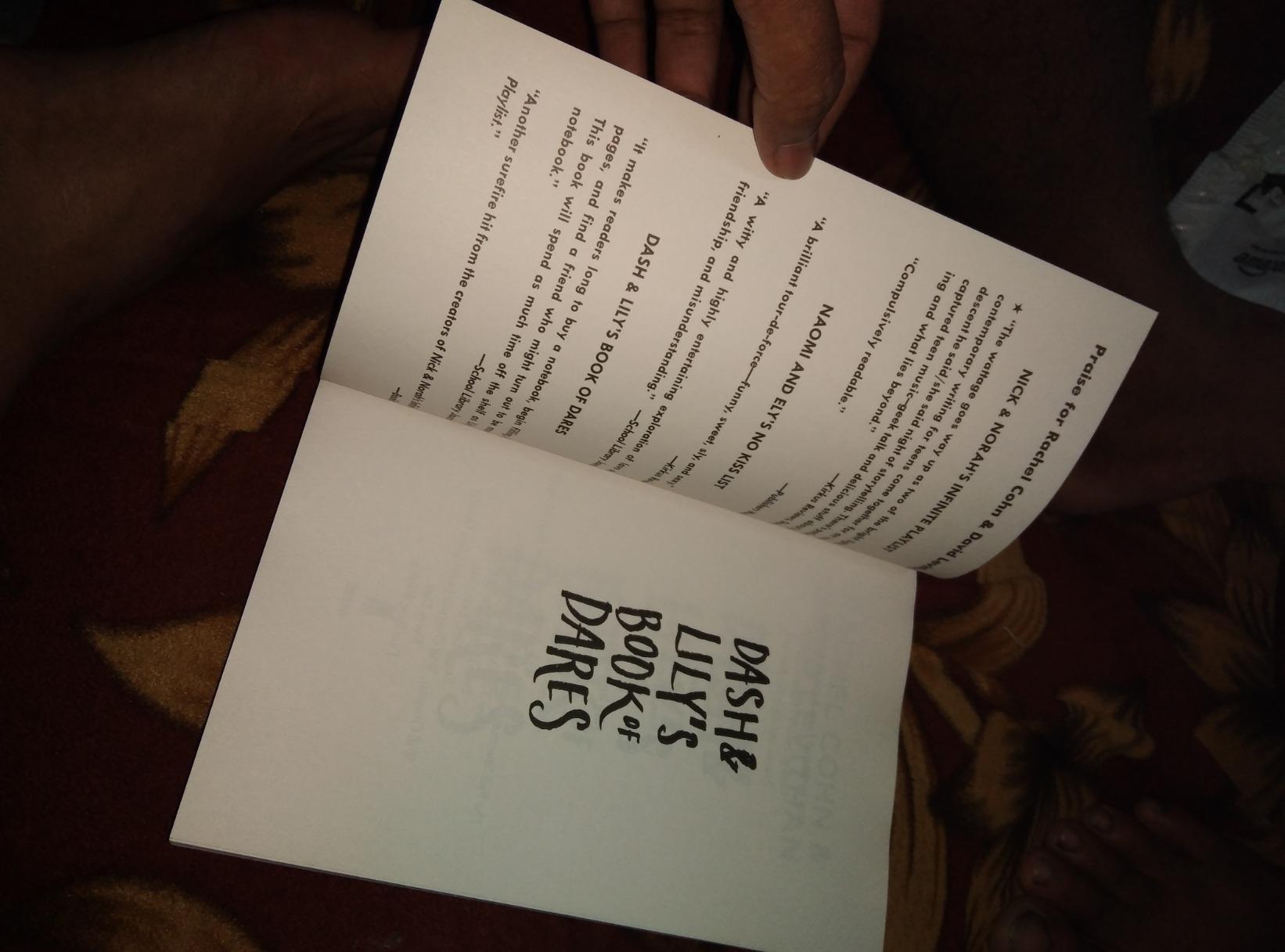 Dash & Lily's Book of Dares : Cohn, Rachel, Levithan, David: Amazon.in ...