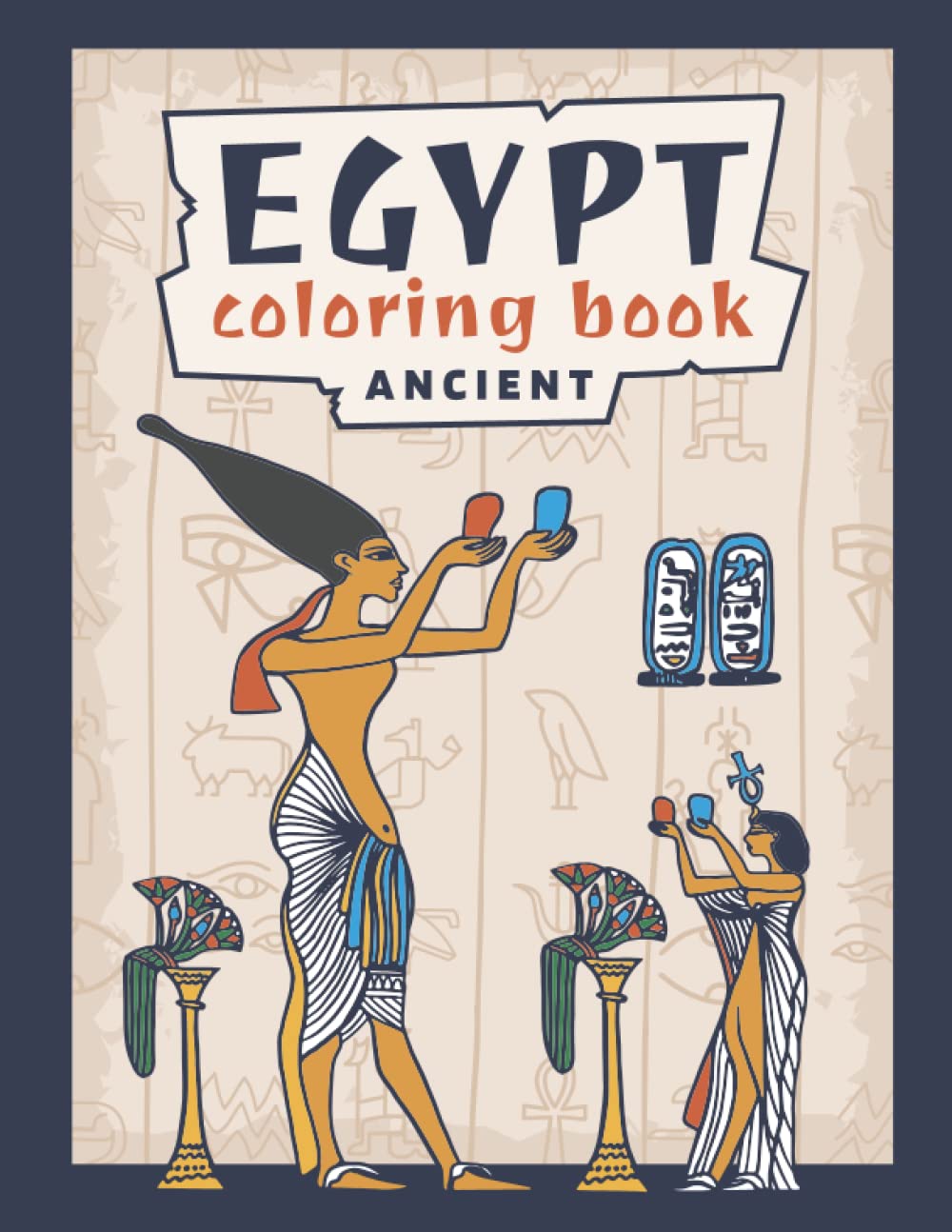 Buy Ancient Egypt Coloring Book: Featuring Ancient Egyptian Activity ...