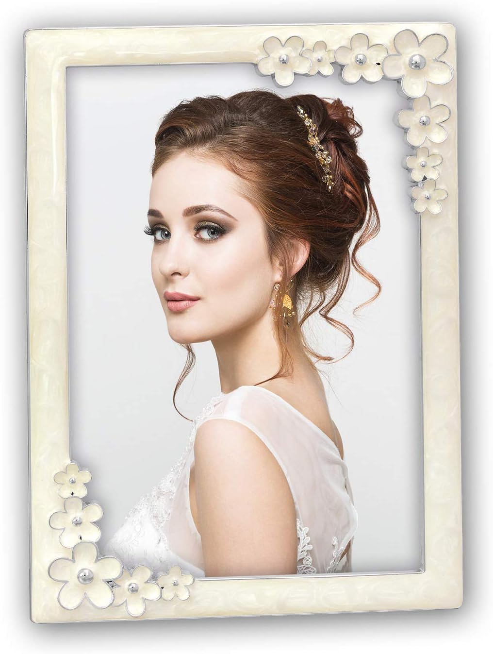 Amazon.com - ZEP Picture Frames, Metal, Cream, Large