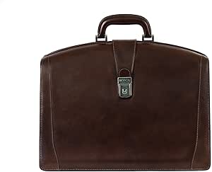 Amazon.com | Bosca Old Leather Collection Partners Briefcase (Grey ...