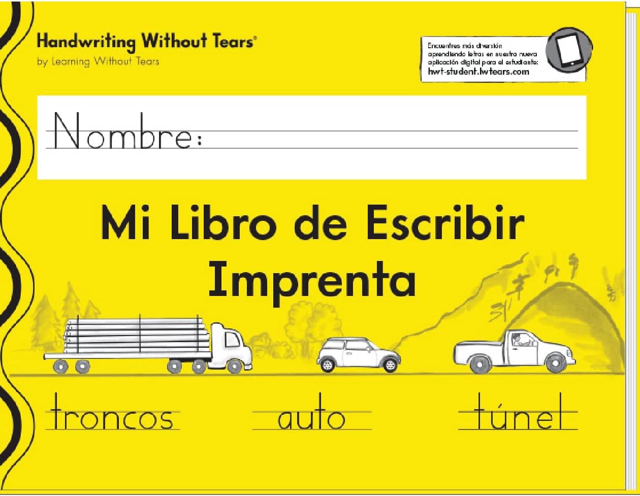 Learning Without Tears Mi Libro de Escribir Imprenta (Spanish)- Handwriting Without Tears- Grade ...