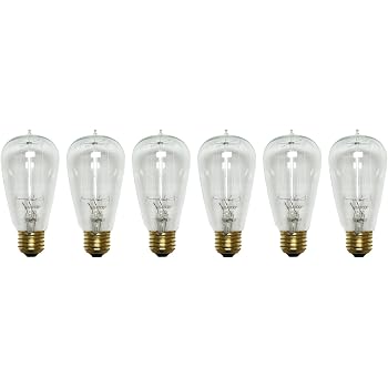 Amazon.com: SATCO S2423 60W 120V Vintage Style ST19 Incandescent Bulb ...