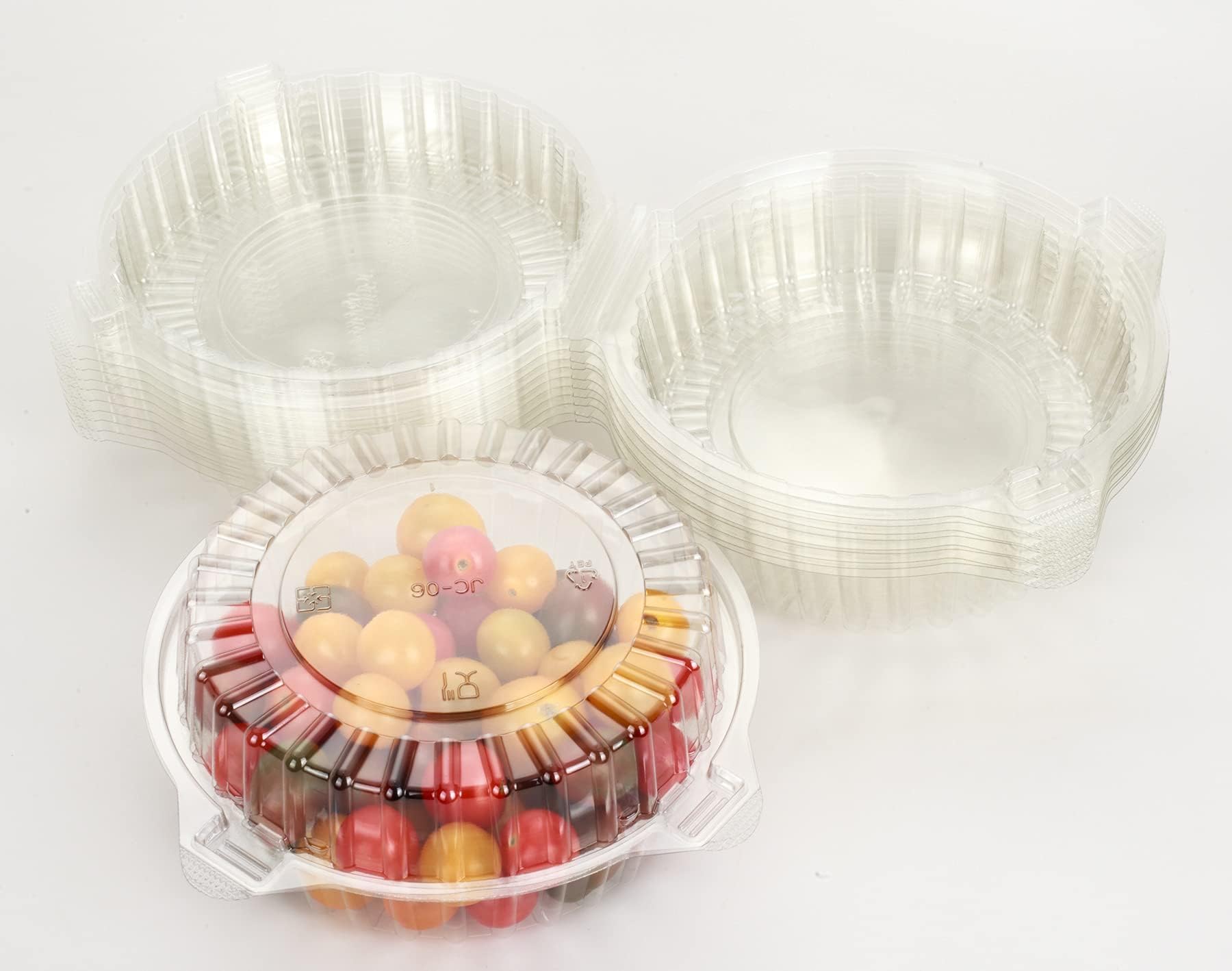 Amazon.com: KitchenDance Disposable Plastic Pie Pans with Clear ...
