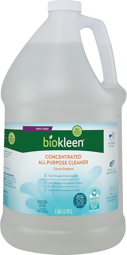 Amazon.com: Biokleen All Purpose Cleaner - Makes 128 Gallons - Super ...