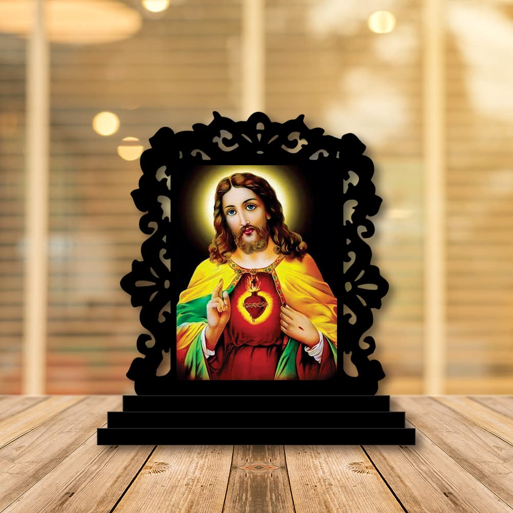 Buy VPRINT QUALITY Religious Jesus Sculptures Wooden Jesus Idols for ...
