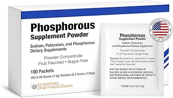 Amazon.com: Phosphorus Supplements 100 Packets, Dietary Supplements ...