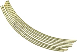Amazon.com: 10 Pcs Guitar Fret Wire Brass Classic Electric Guitar ...