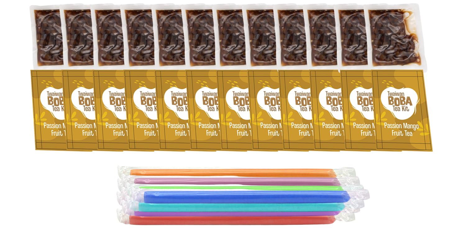 Amazon.com: Snackathon Instant Bubble Pearl Milk Tea Kit with Authentic ...