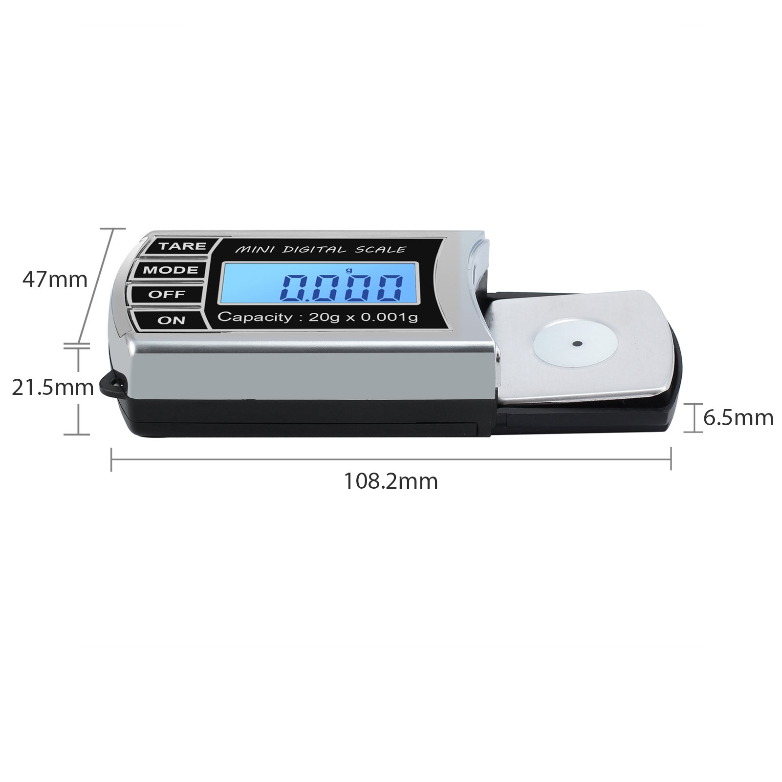 Snapklik.com : Proster 20g/0.001g Turntable Stylus Force Tracking Scale ...