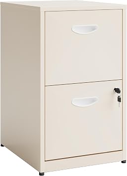 Amazon.com: Polup 2 Drawer File Cabinet with Lock, Locked Filing ...
