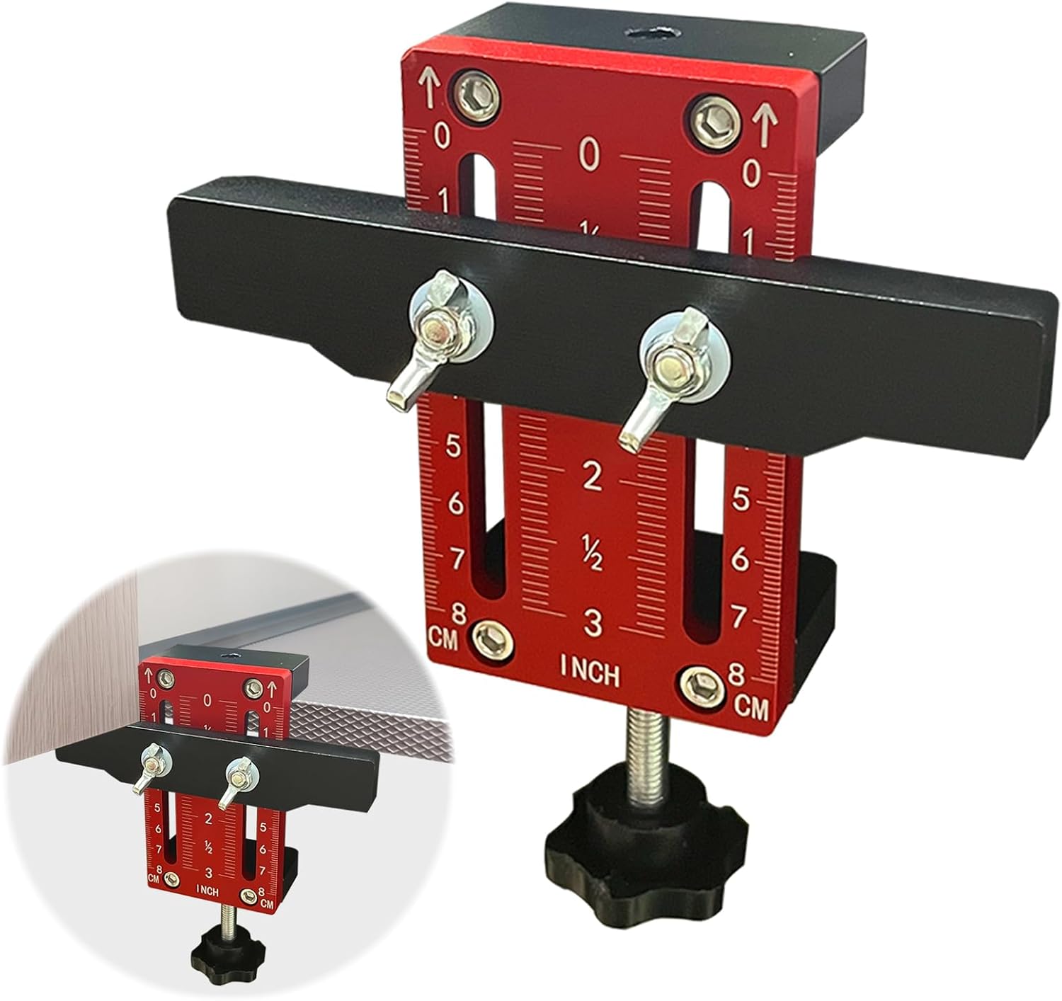 1 Pcs Door Locator, Adjustable Cabinet Door Installation Positioner ...