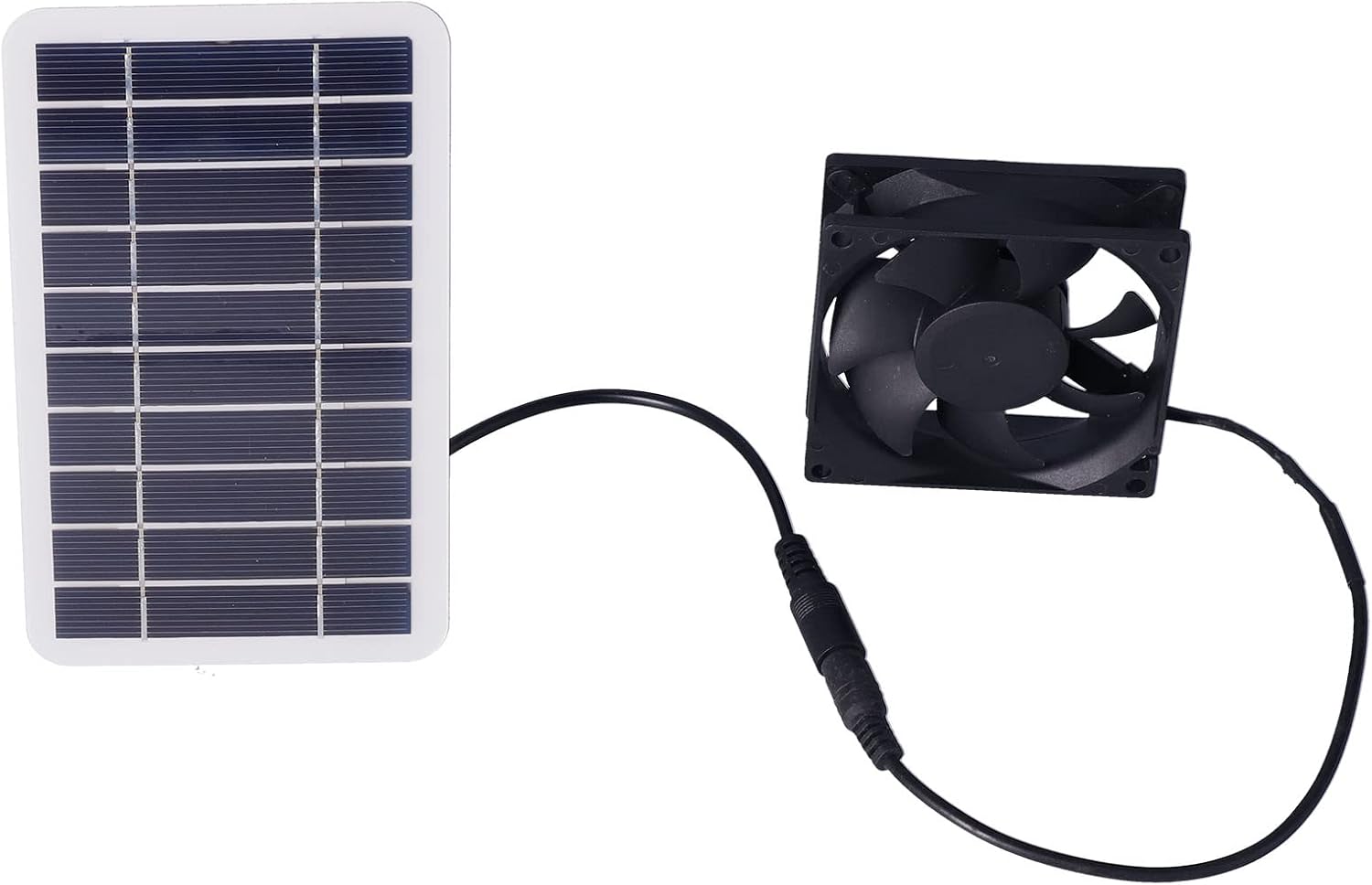 5V 2.5W Solar Panel Powered Fan, Mini Portable Ventilator, Solar ...