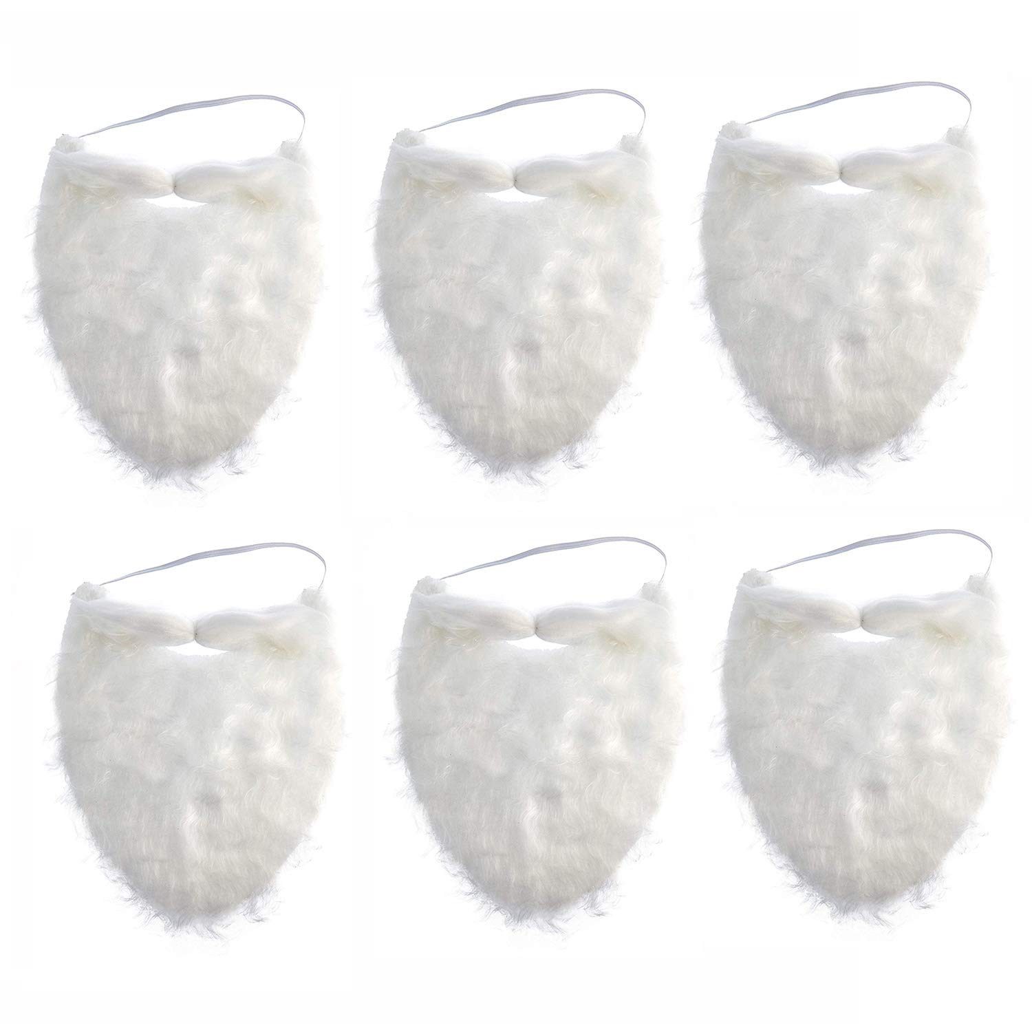 Snapklik.com : Santa Beard White Beards And Mustache For Kids Adults ...