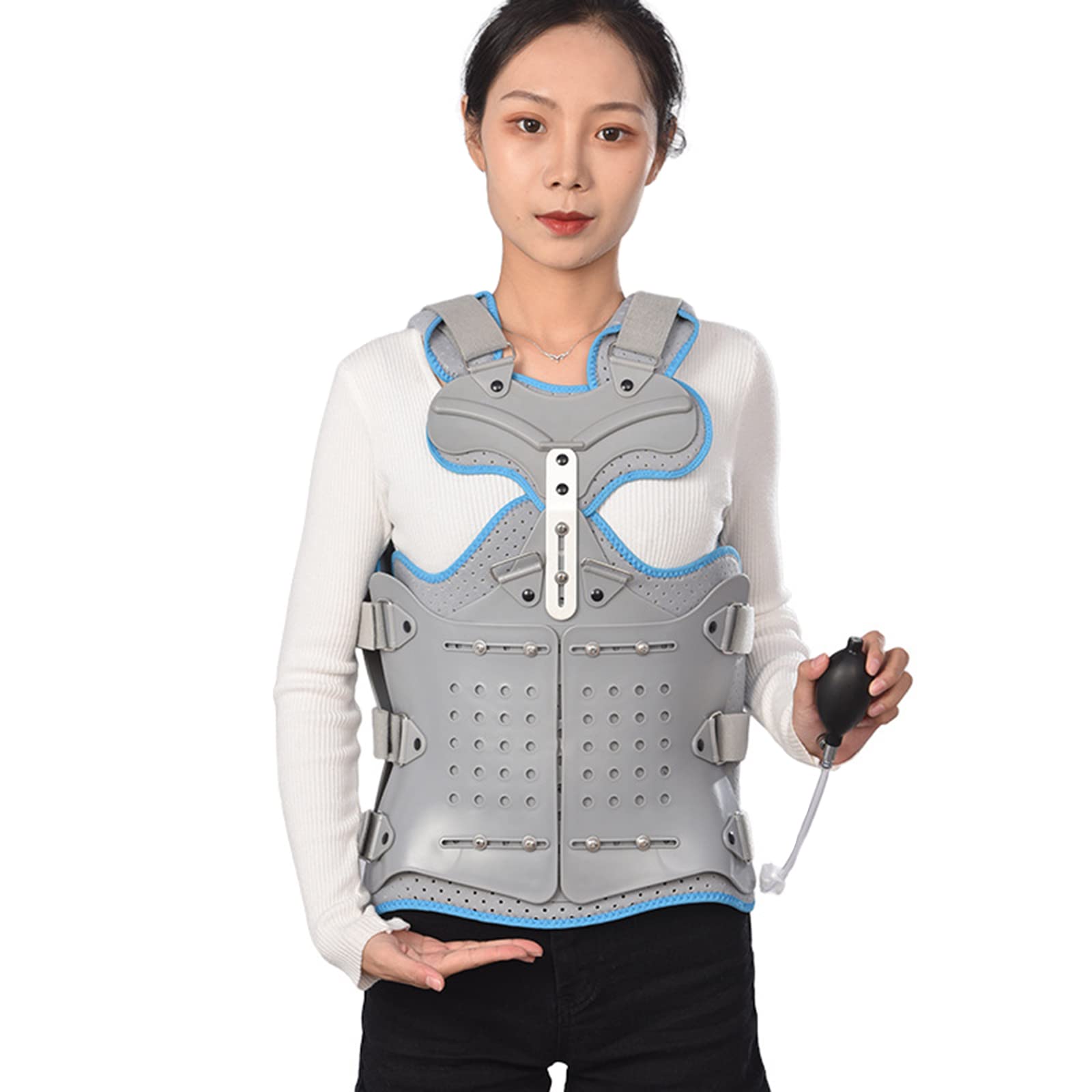 Nszjwd Adjustable Thoracolumbar Fixed Spinal Brace Built In Inflatable Airbag | Desertcart KUWAIT