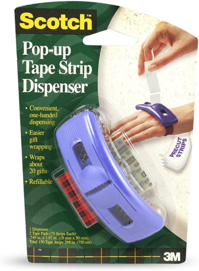 3M Scotch Pop-Up Tape Strip Dispenser dispenser with tape : Buy Online ...