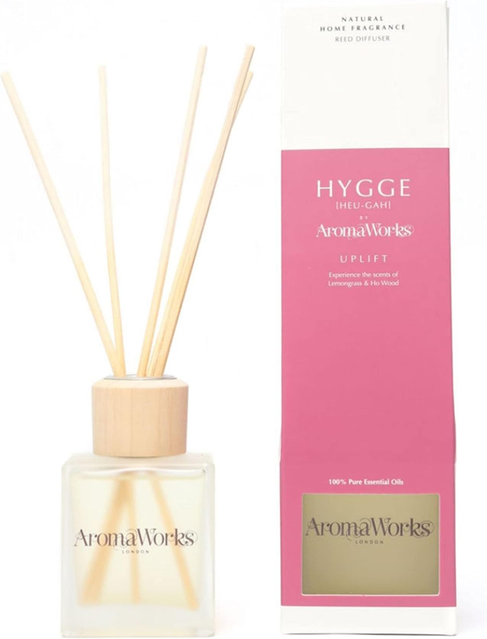 Amazon.com: AromaWorks Hygge Reed Diffuser | Made with 100% Pure ...