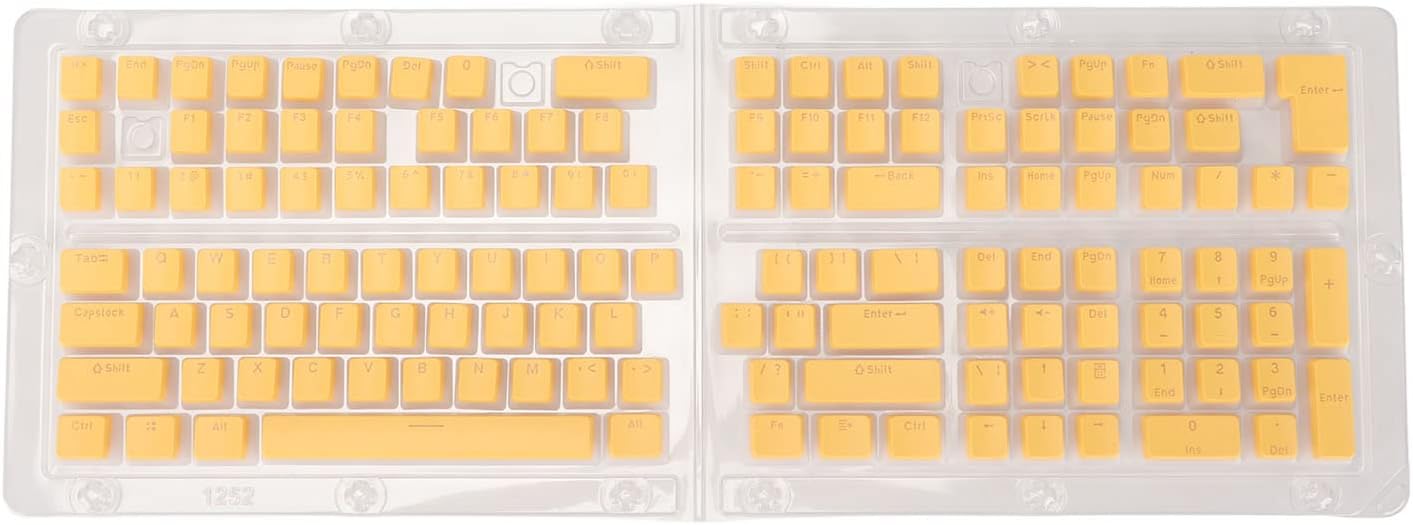 PBT Pudding Keycaps - 129 Keys Translucent Small Full Set, OEM Height ...