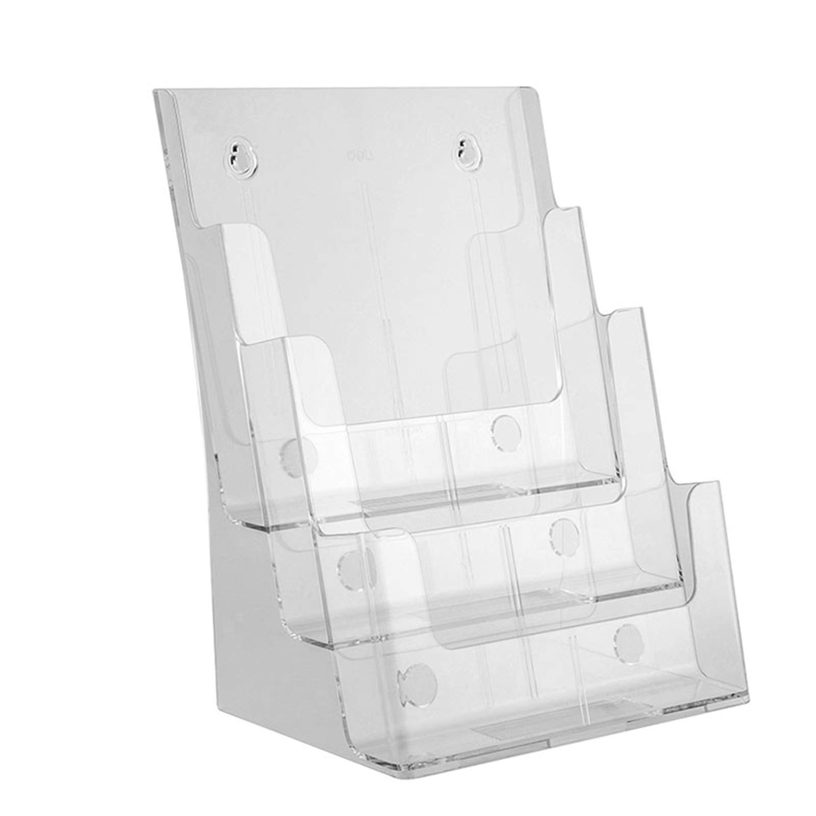 Buy 3-tier A4 Acrylic Leaflet Display Stand, Wall and Desktop Organiser ...