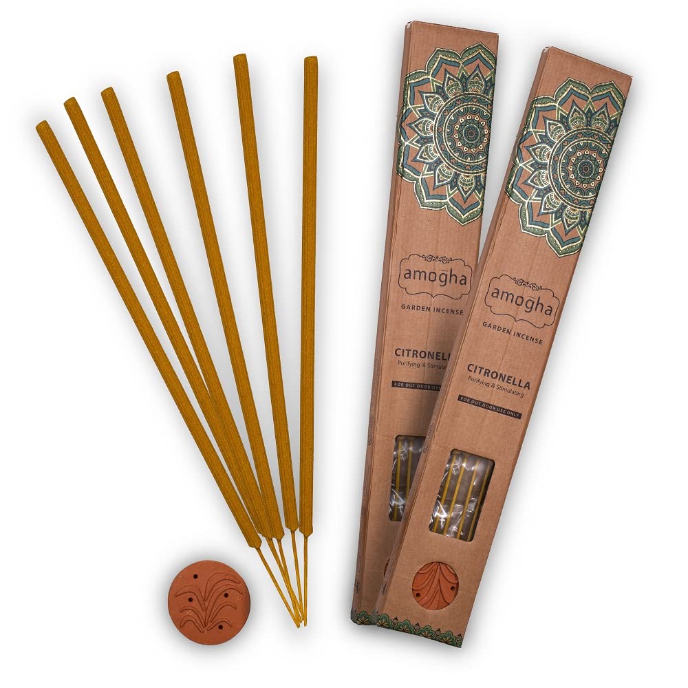 Amogha Garden Incense 5sticks - Set of 2- Fragrance Citronella : Amazon ...