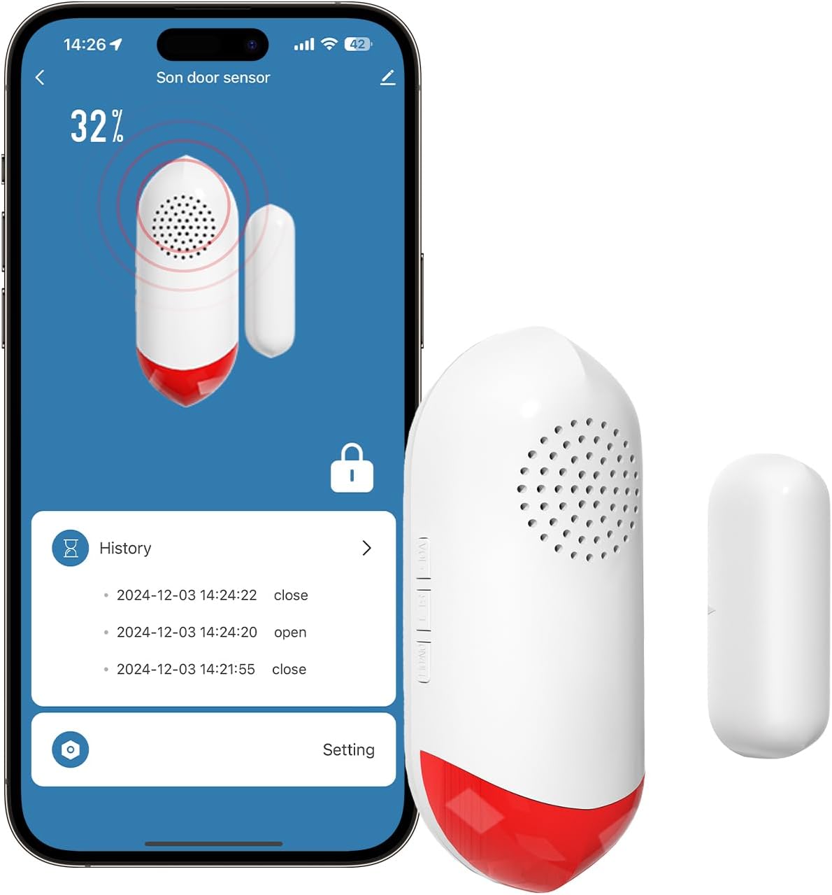 Amazon.com: HAPYTHDA Door Alarm, Window Alarm Sensors, Door Alarms for ...