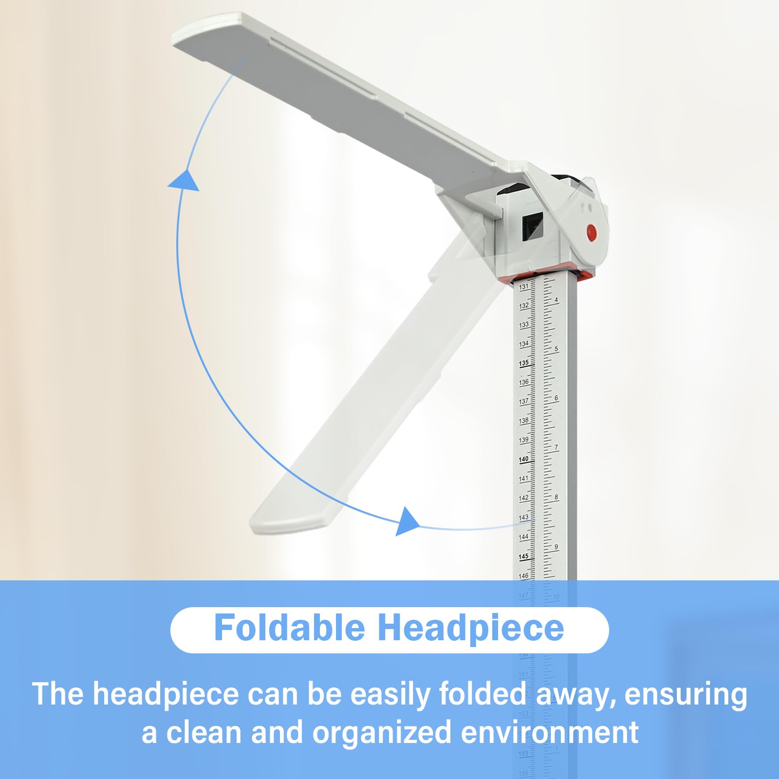 Snapklik.com : Tonchean Wall Mount Telescopic Height Measuring Rod ...
