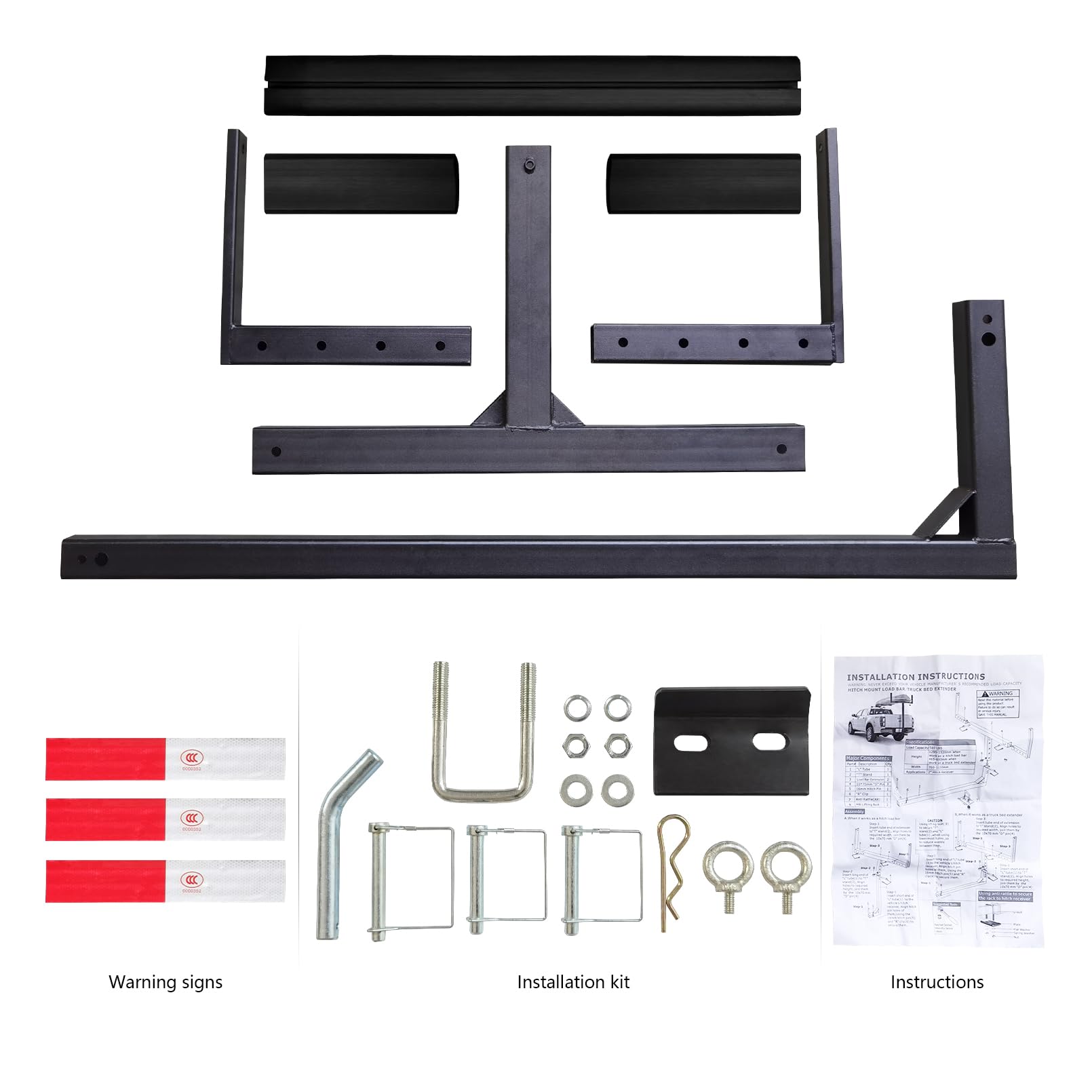 Grandroad Auto Truck Bed Extender, 2 in 1 Design Foldable Pick Up SUV ...